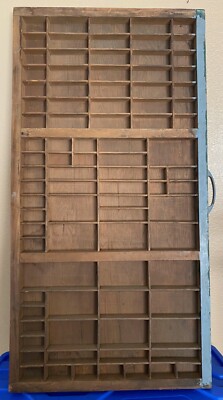 Trays - Printers Type Cases Tray Drawer