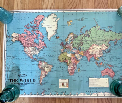 Pre-1900 - Antique Map 1894 By Bacon's