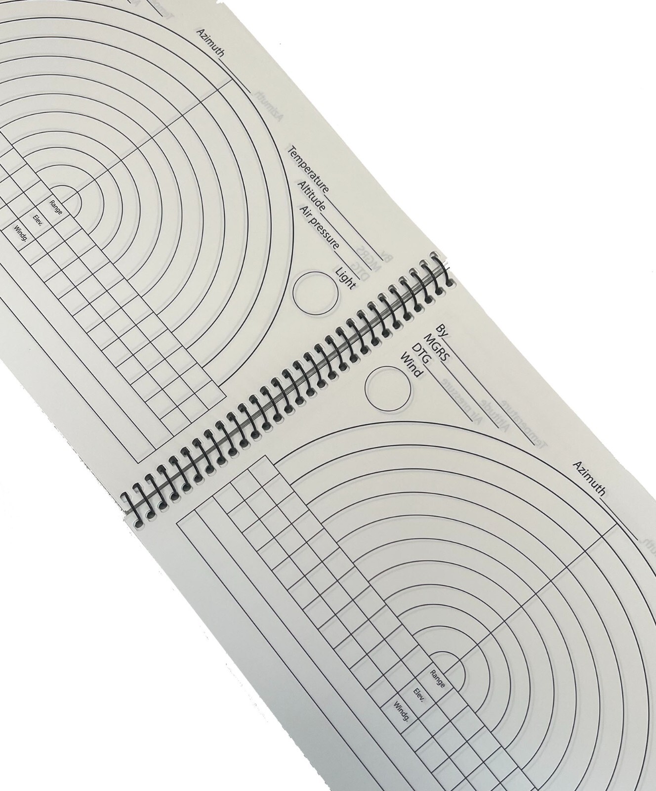 Modestone Snipers Logbook / Data Book Waterproof Notepad - Sniper Sharp ...