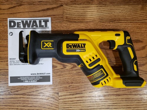 New DeWALT XR 20 Volt Max Brushless Cordless Reciprocating Saw DCS367 ...