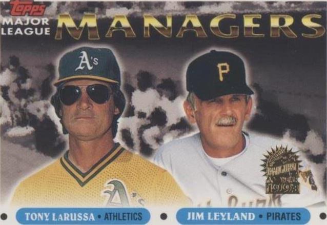1993 Topps - Major League Managers Tony LaRussa, Jim Leyland #511 ...