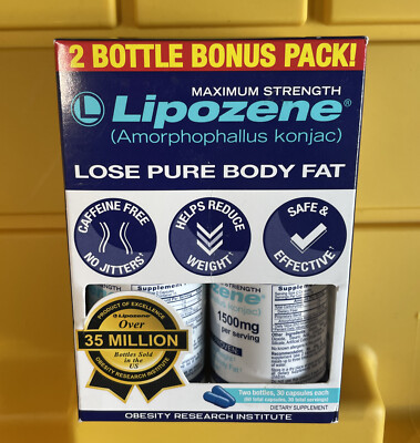 Lipozene Maximum-Strength Weight Loss Capsules 60 Pieces FREE SHIP ...
