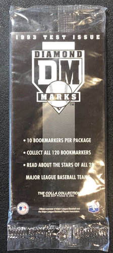 1993 Diamond DM Marks Test Issue Baseball Trading Card Unopened Sealed ...