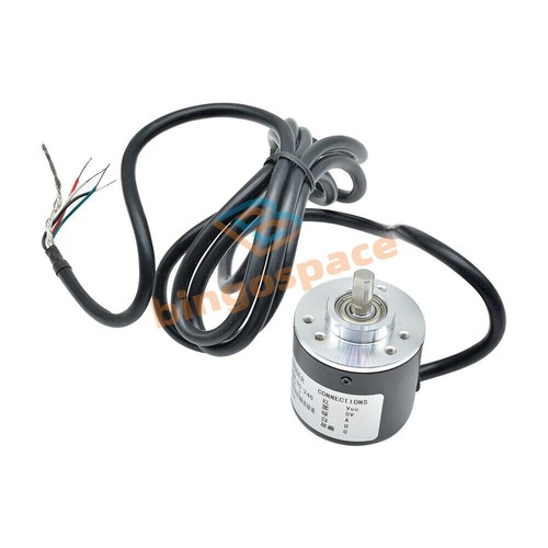 600P/R Photoelectric Incremental Rotary Encoder 5V-24V AB 2 Phas Shaft ...
