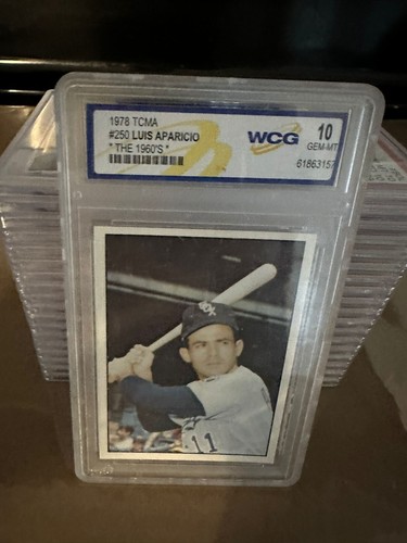 1978 TCMA The 1960's I #250 Luis Aparicio WCG 10 Graded Card | eBay