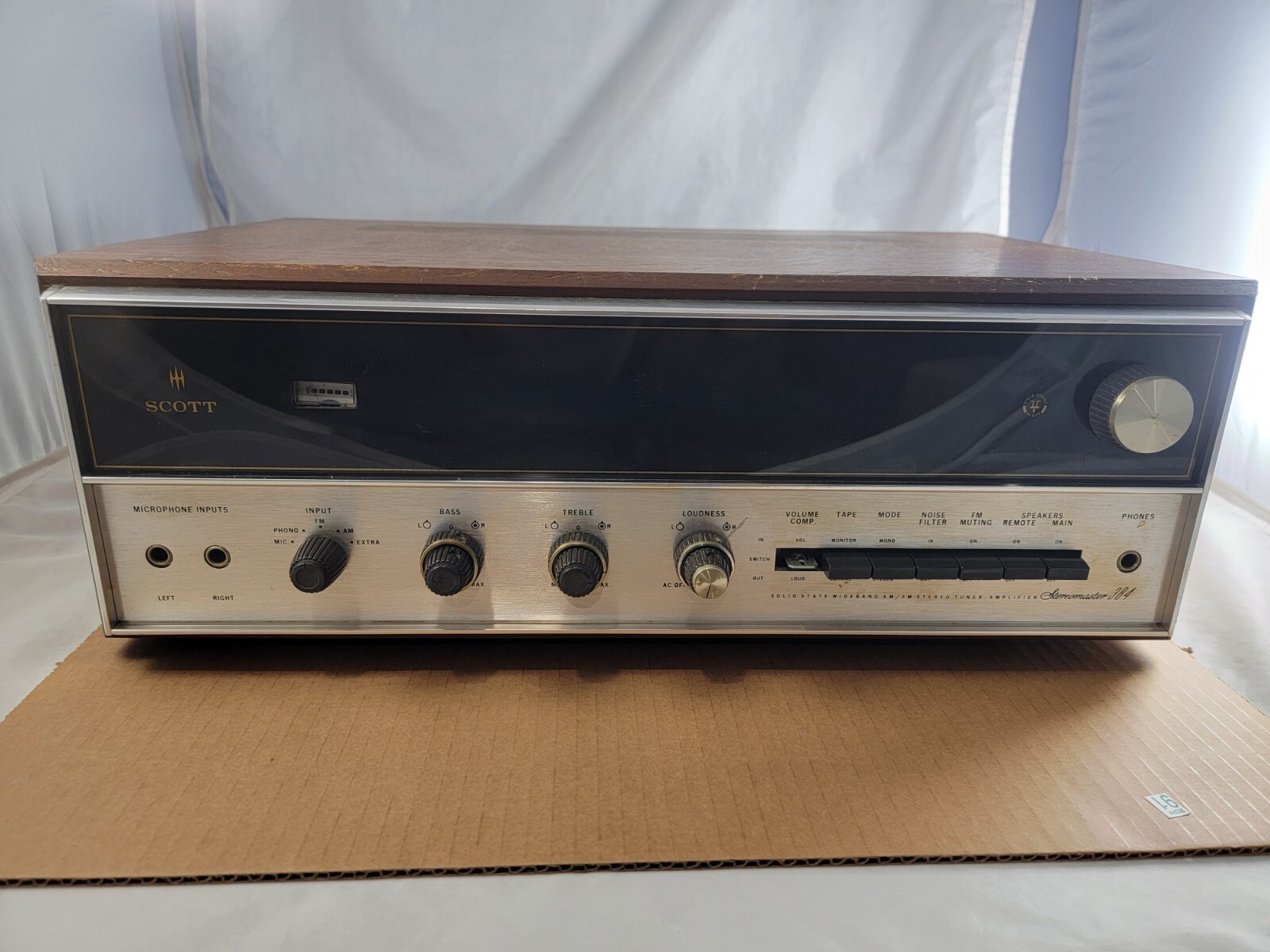 Vintage H.H. Scott Stereomaster 384 Stereo Receiver Tuner Amplifier ...