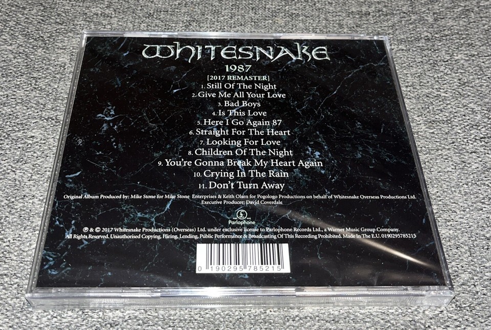 1987: 30th Anniversary-Remastered by Whitesnake (New CD)⭐️Buy Any 3 Get ...