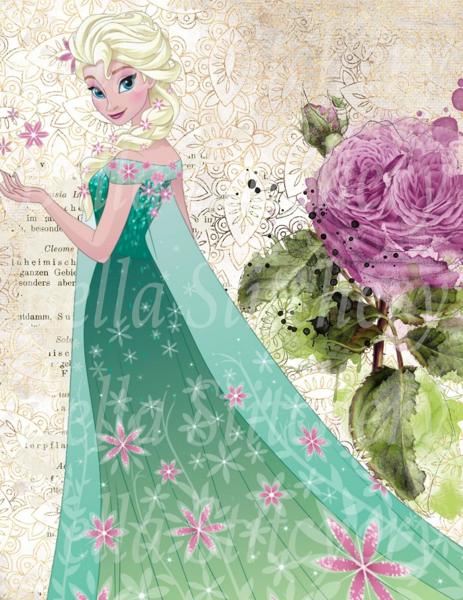 Disney Frozen Flower Disney Frozen Elsa Tank Top T Shirt Magic