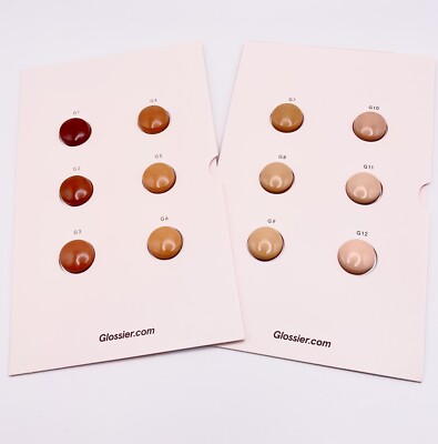 Glossier STRETCH Balm Concealer Sample Cards - 12 Shades. | eBay