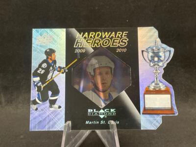 2010-11 UD BLACK DIAMOND MARTIN ST LOUIS HH-MS HARDWOOD HEROES 41/100 ...