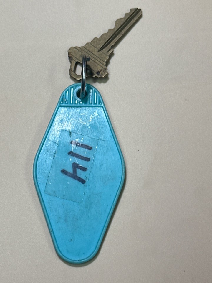 Vintage Hotel Motel Room Key Fob & Key #114 | eBay