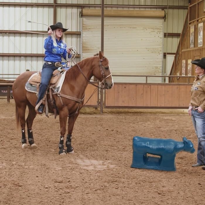 KHAMPA Calf Roping Dummy Roping Dummy Steer Head with Body Durable Foam ...