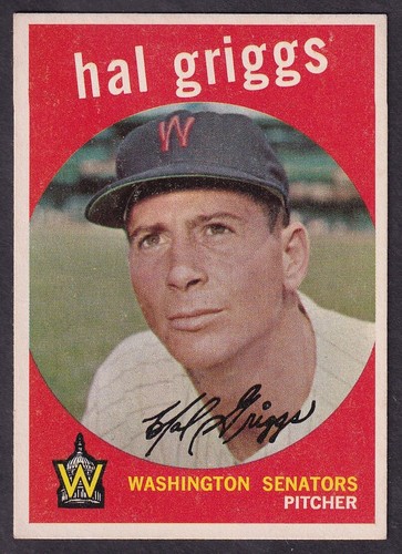 1959 TOPPS HAL GRIGGS CARD NO:434 NEAR MINT CONDITION | eBay