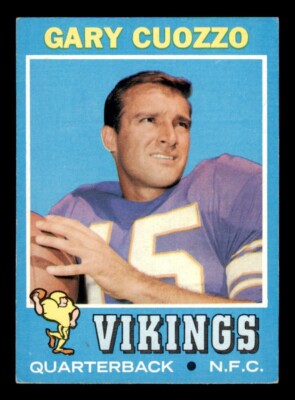 1971 Topps Football #18 Gary Cuozzo EX *d7 | eBay