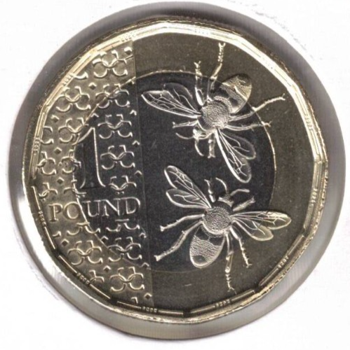 2025 Great Britain Brilliant Uncirculated 1 Pound KCIII & Bees Coin! | eBay