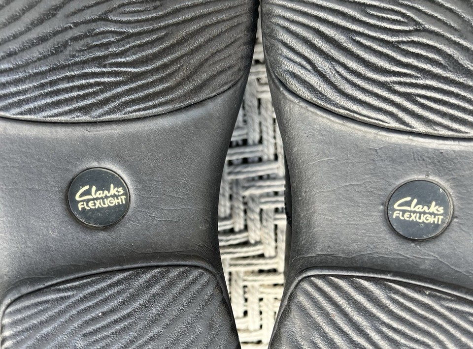 Clarks Men’s ‘Flexlight’ Leather Shoes Size 10 H (44) | eBay UK