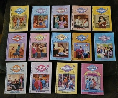 LARGE LOT OF 14! The Fabulous Five Betsy Haynes Vintage Paperback ...