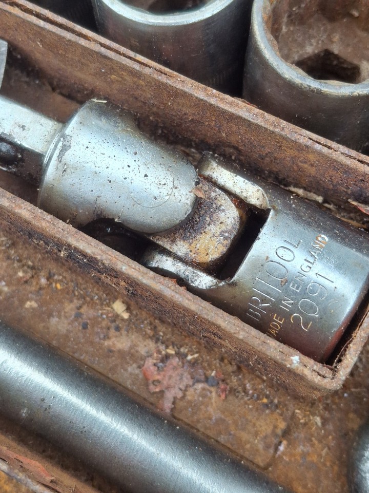 Old Vintage Britool Socket Set Hex Drive AF and WHIT Rare Barn Find ...