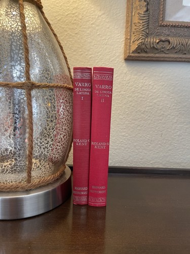 Loeb Classical Library: Varro On The Latin Language, 2 Vol Set, Latin ...