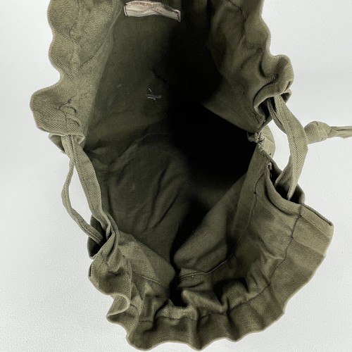 Vtg American Red Cross Chapter Drawstring Military Ditty Bag Green ...