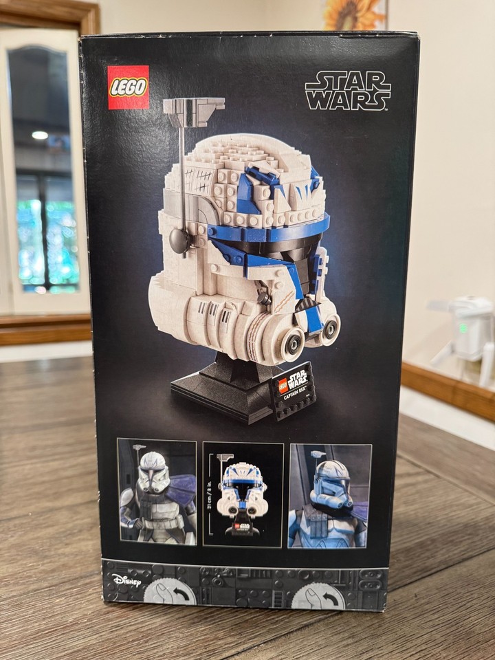 Lego buildable Captain rex phase two helmet collecters edition set ...