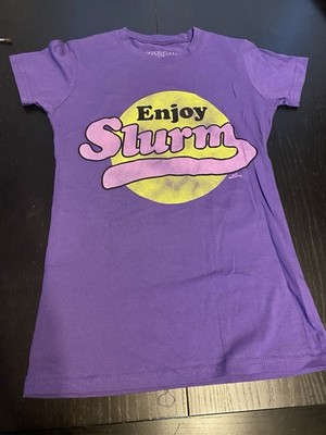 Futurama Purple Slurm T-Shirt Size Small | eBay