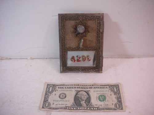 Vintage Post Office Mail Box Door Number 4299 - National 1960 | eBay