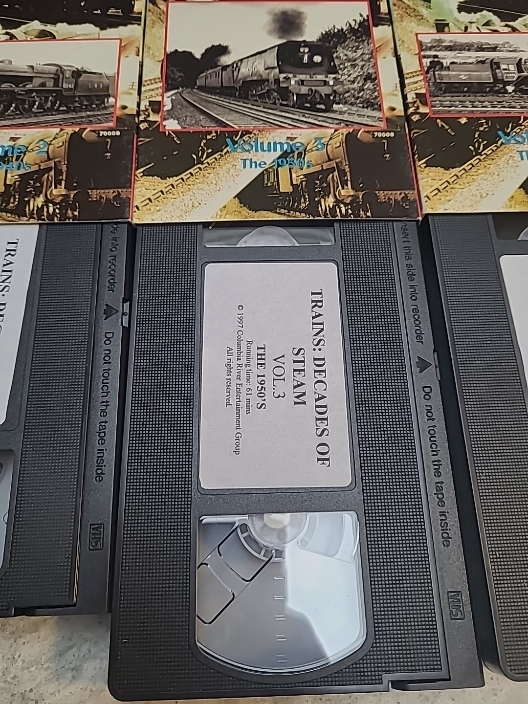 Decades of Steam 4 VHS Video Set train railroad Britain locomotives ...