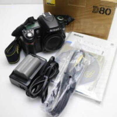 Nikon D80 Black Digital SLR Camera Body Only 10.2MP DSLR F-Mount w/ Box | eBay