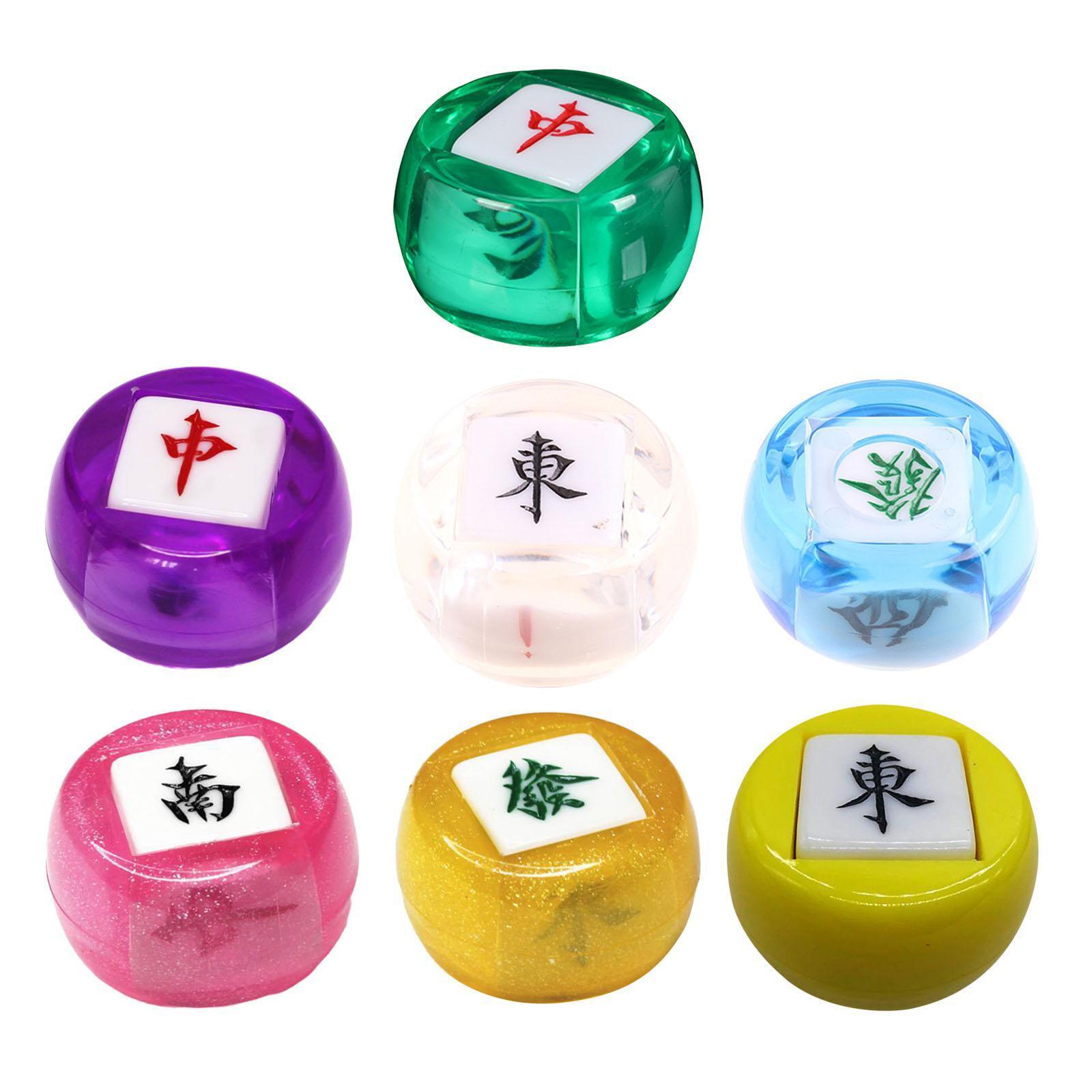 Chinese Mahjong Dice,Entertainment Toy,Table Game,Acrylic,Party ...