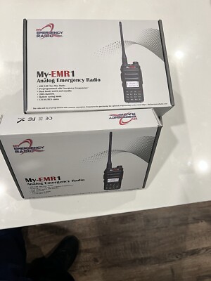My-EMR1 Analog Emergency Radio. VHF/UHF, 200 channels, Preprogrammed | eBay