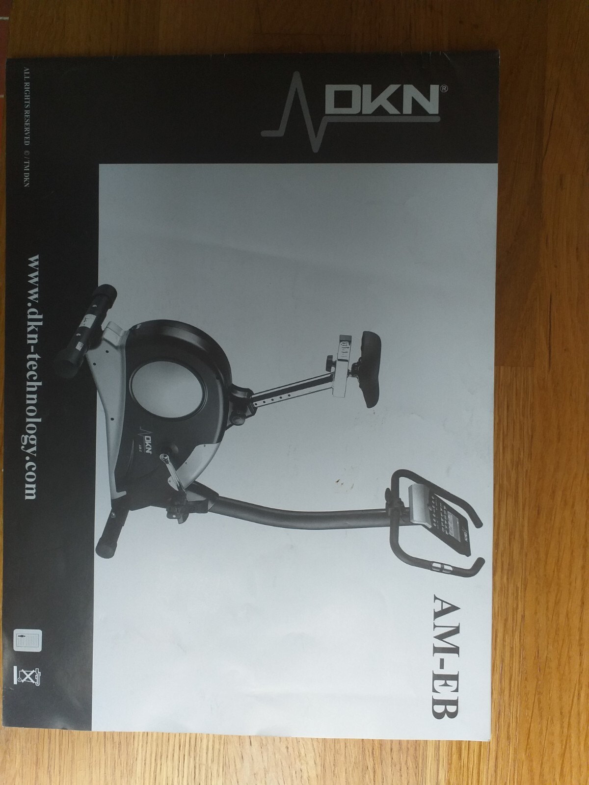 DKN AM-E Exercise Bike - Black & Silver. | eBay