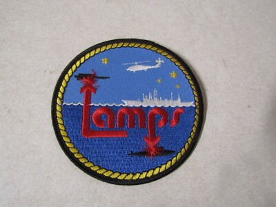 MILITARY PATCH SEW ON US NAVY LAMPS LIGHT AIRBORNE MULTI PURPOSE SYSTEM ...