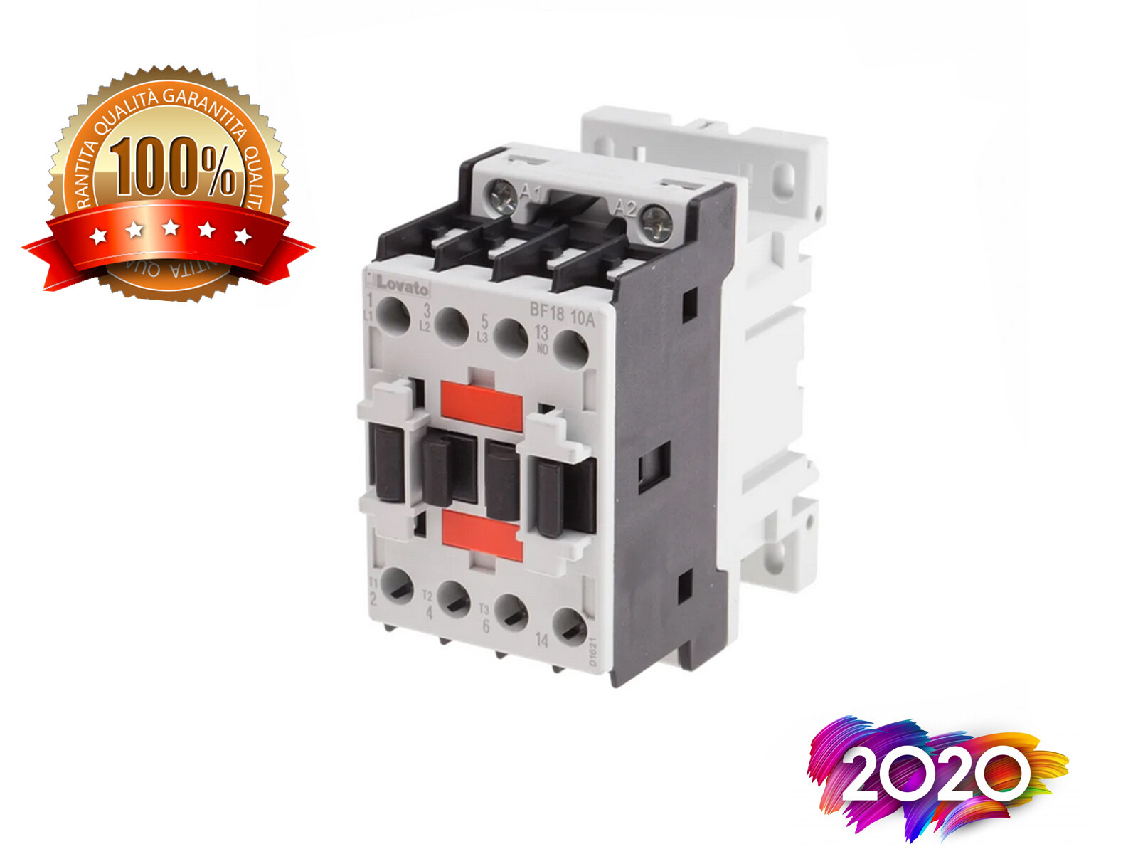Contattore Teleruttore Tripolare 3 Poli 18A AC Bobina 24V Lovato ...