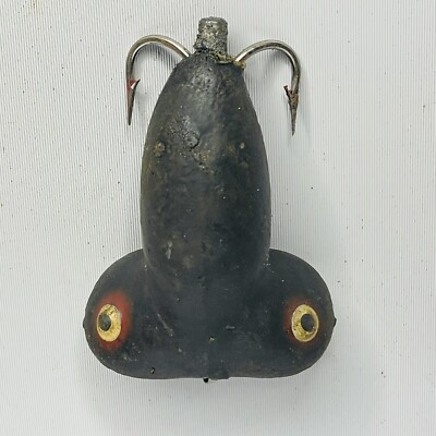 Vtg Burke Weedless Topwater BASSASSIN Lure 1- Black | eBay