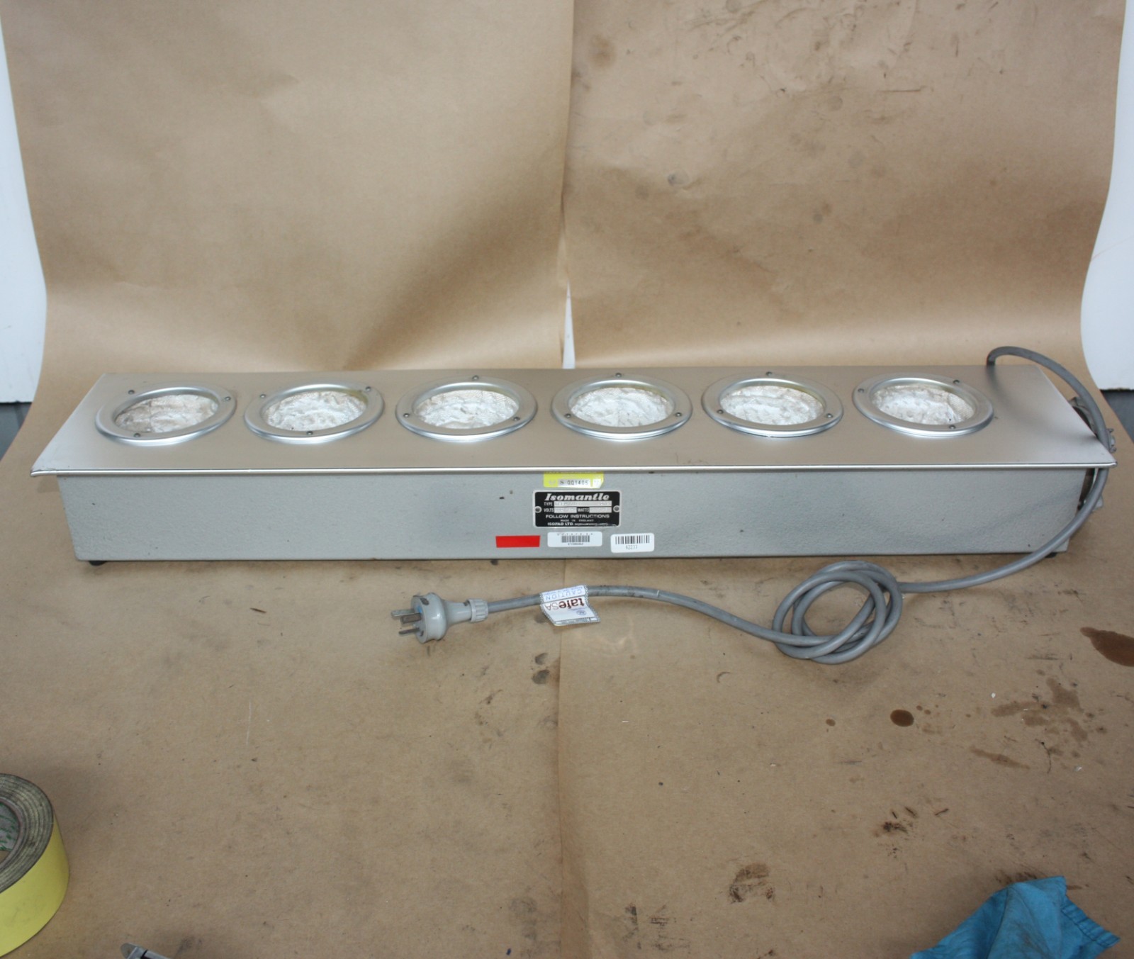 ISOMANTLE FSEU/1/6 6x 145W station lab laboratory Glass Flask heater ...