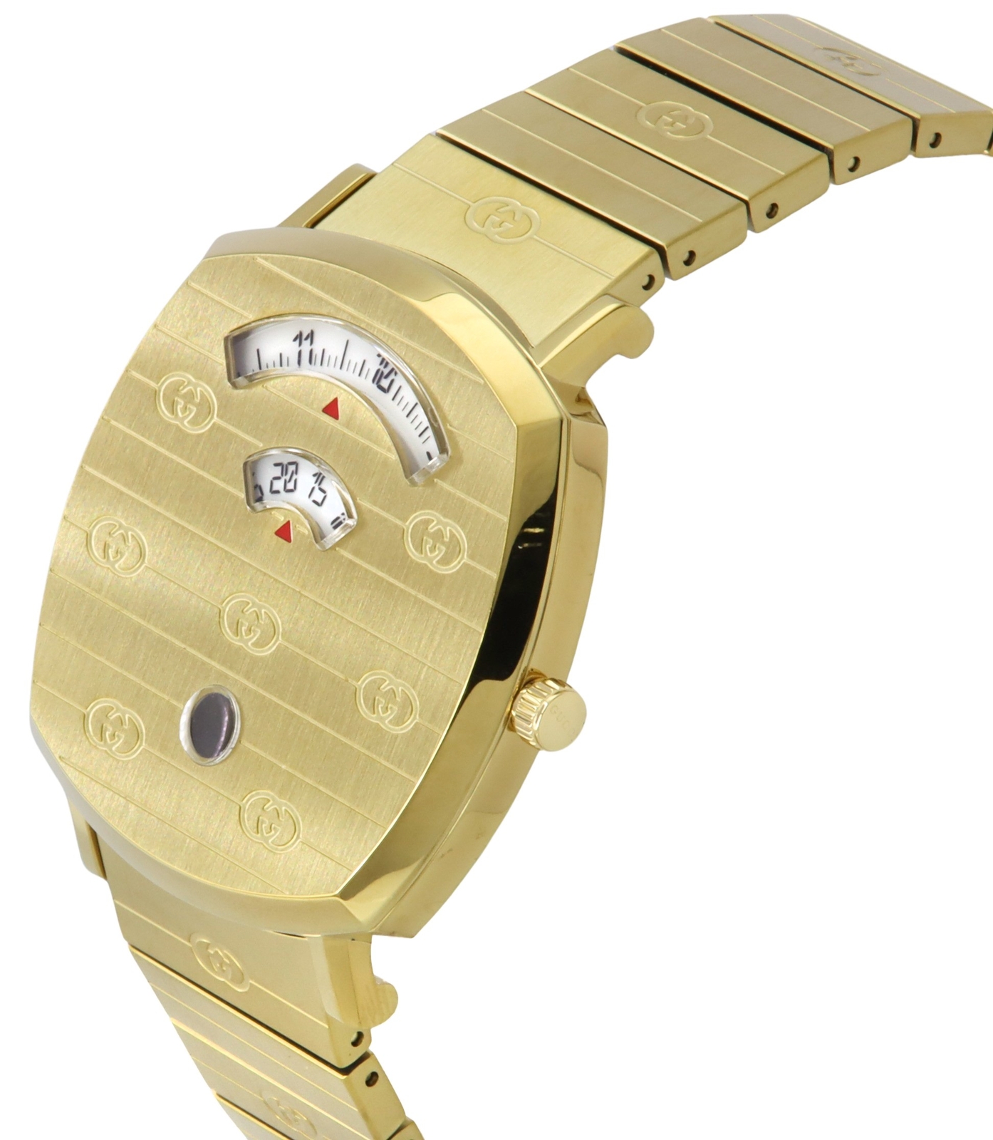 Gucci Gucci Grip YA157409 38mm Gold-tone Stainless Steel Case with Gold ...
