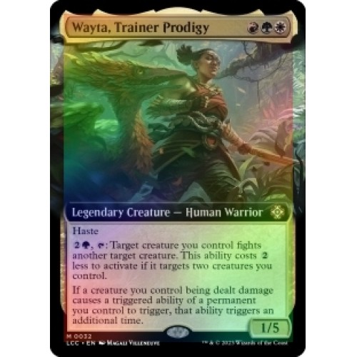 FOIL WAYTA, TRAINER PRODIGY (EXTENDED ART) X4 The Lost Caverns Of ...
