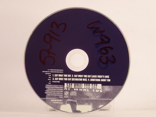 CATH COFFEY SAY WHAT YOU SAY (X7) 3 Track CD Single also Plastic Sleeve ...