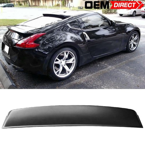 Fits 09-20 Nissan 370Z Coupe Matte Black Roof Spoiler Rear Window ...