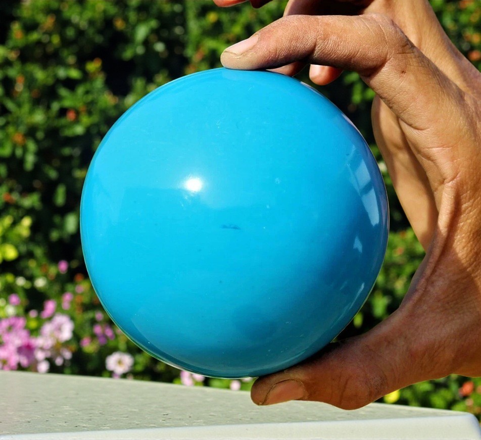 Large 150MM Blue Turquoise Crystal Sphere Healing Crystal Stone Ball ...