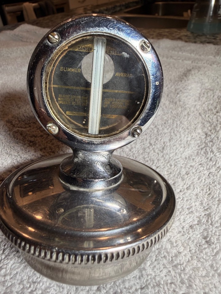 Vintage Ford Model A Boyce MotoMeter Temp Gauge Radiator Cap | eBay