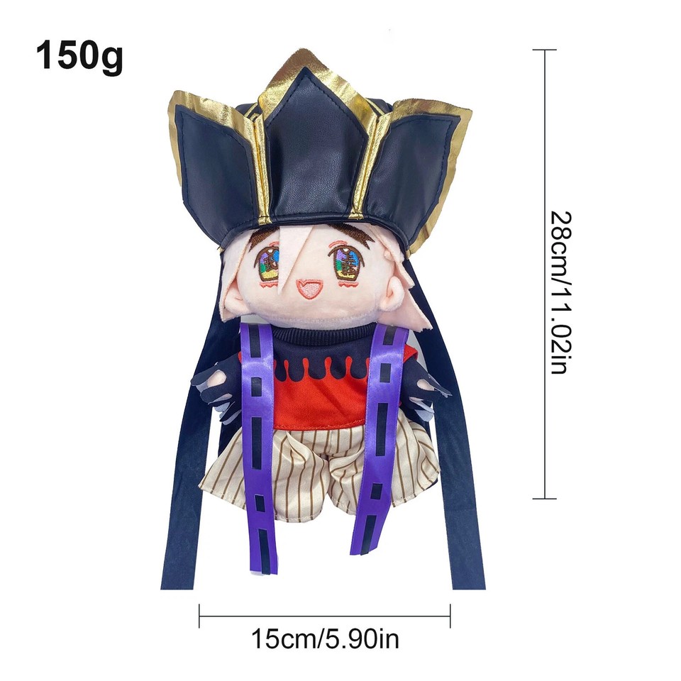 11in Anime Demon Slayer Douma Plush Doll Dress Up Clothes Stuffed Toy ...
