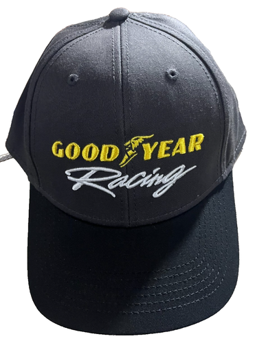 NEW Goodyear Racing Gray Black Embroidered Snapback Hat Cap Goodyear ...