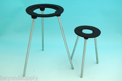 Lab cast iron Burner Stand Tripod 6" height OD4.8" new | eBay