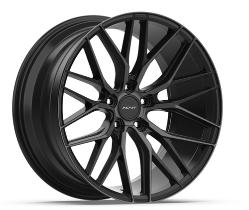 20" INOVIT BLITZ Wheels in Black Dark Tint Finish Size 20x8.5 20x10 PCD ...