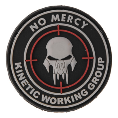 Lancer Tactical No Mercy Kinetic Working Group PVC Morale Patch AC-110E ...