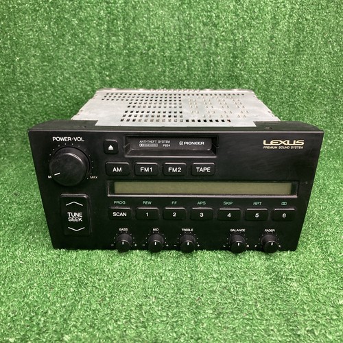 90-92 LEXUS LS400 PIONEER AM FM RADIO CASSETTE PLAYER OEM 86120-50020 ...