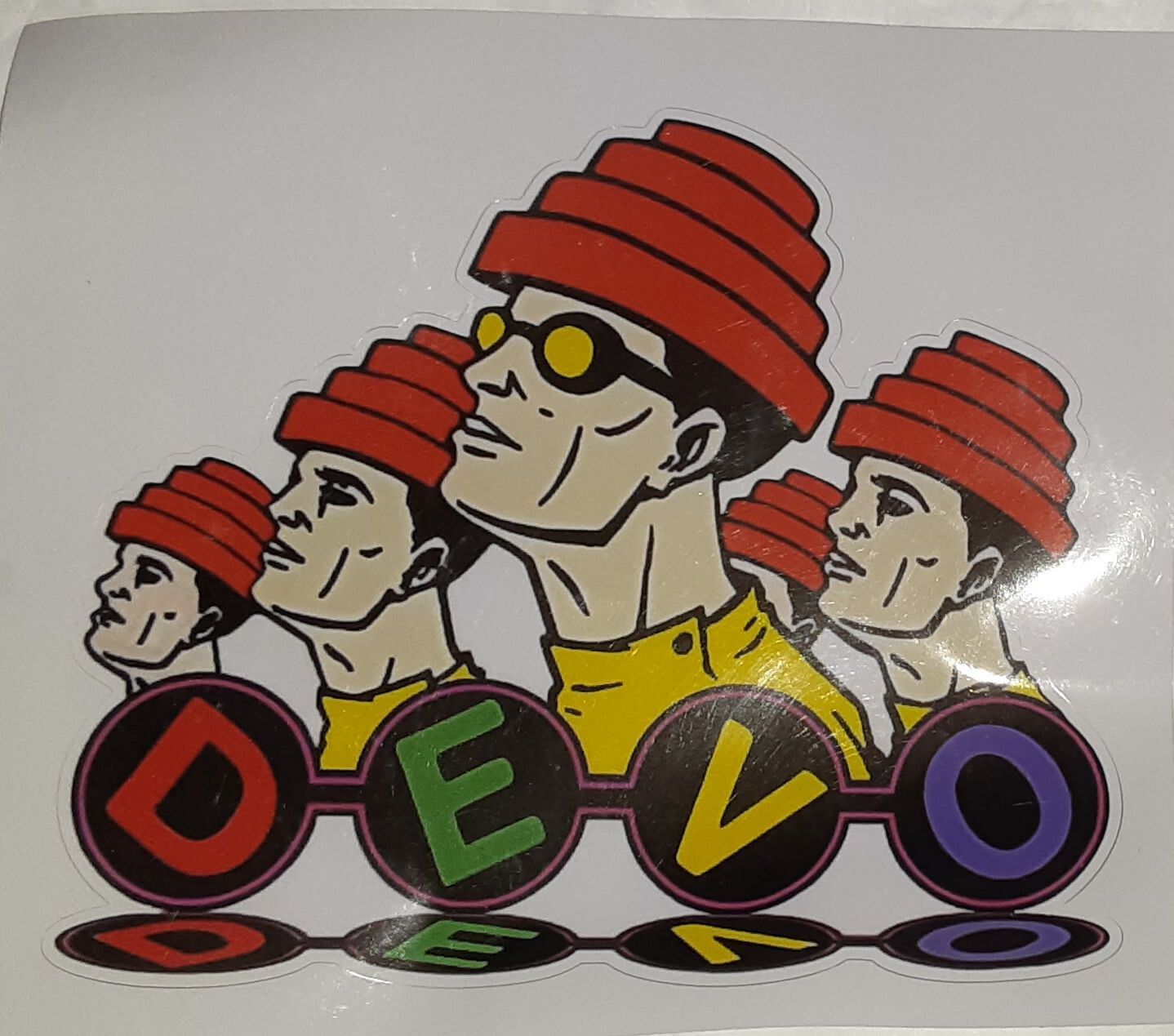 DEVO (band) STICKER LARGE | eBay
