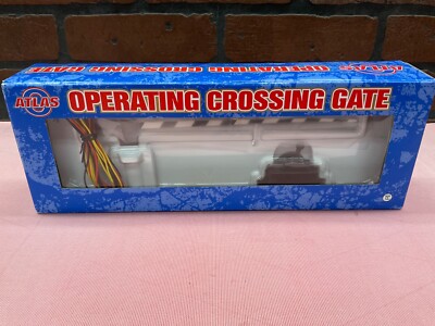 Atlas #6948 Black and White Operating Crossing Gate NEW | eBay